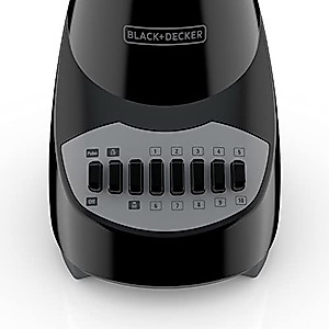 BLACK+DECKER Crush Master 10-Speed Blender, Black, BL2010BP