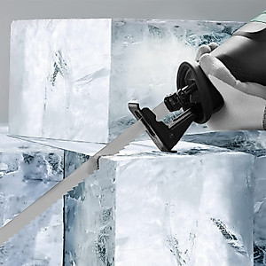 JIAYOUBAO 6 Pack Stainless Steel Frozen Meat Bone Cutting Reciprocating Saw Blades for Beef Turkey Sheep Wood Pruning Sawzall Blades