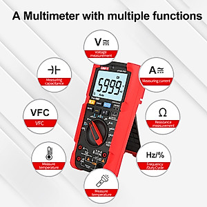 UNI-T UT18B Pro 1000V Digital True RMS Multimeter Handheld AC DC Voltage Tester Frequency Capacitance Meter