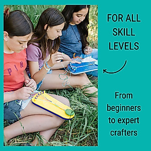 Choose Friendship, My Friendship Bracelet Maker®, an American Original | 20 Pre-Cut Threads - Makes Up to 8 Bracelets | Craft Kit, Kids Jewelry-Making Kit, Gifts for Girls 8-12