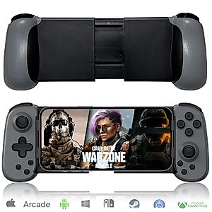arVin Mobile Gaming Controller for iPhone, Android with Phone CASE Support, Wireless Gamepad for iPhone/iPad/Samsung/Tablet/Switch/PS4/PC - Play Xbox Cloud Gaming/PS Remote Play/Steam Link/GeForce Now