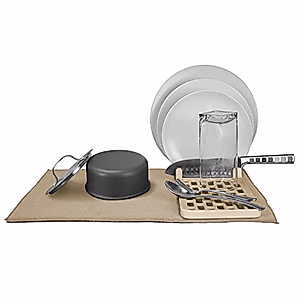 Cuisinart 18US6251BEIGE Dish Drying mat, standard, Beige