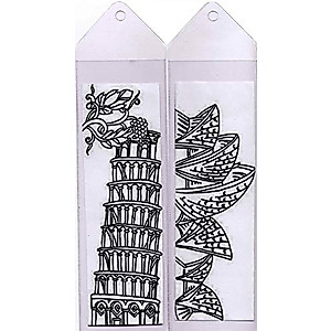 Vinyl Bookmark Sleeves (2 3/16 inches by 7 1/8 inches) by Easy Read Register (100)