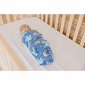 Copper Pearl Large Premium Knit Baby Swaddle Receiving Blanket Cookie Monster