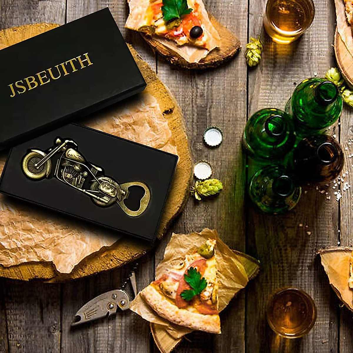 Motorcycle Bottle Opener Beer Gifts for Men Fathers Day Gift Christmas Presents Valentines Day Gifts for HimMotorcycle Lover Accessories