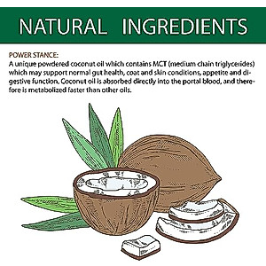 Stance Power Powdered Coconut Oil Horse Supplement - May Support Coat Condition, Digestive Health and Stamina, GMO & Sugar Free - 15 lb