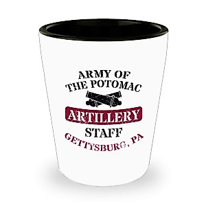 Civil War Army of the Potomac Battle of Gettysburg Shot Glass