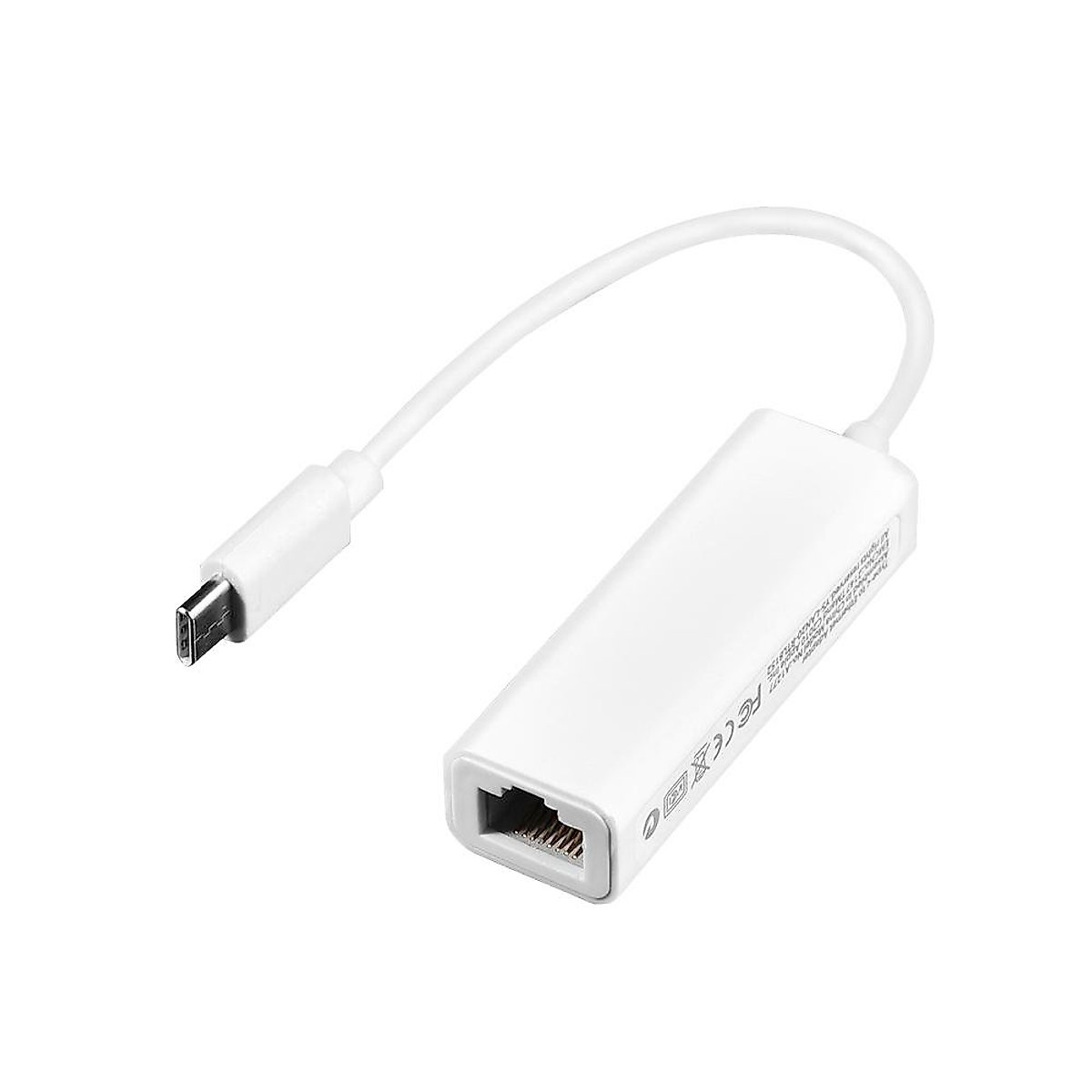 Bewinner USB C to RJ45 Adapter Portable, USB 3.1 USB C to RJ45 100Mbps Ethernet LAN Network Adapter Converter for MacBook USB C Laptop