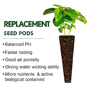 Grow Sponges for Use with AeroGarden, Eco-Friendly Plant Growing Plugs Sponges for Hydroponic Plants Growth, Pack of 50