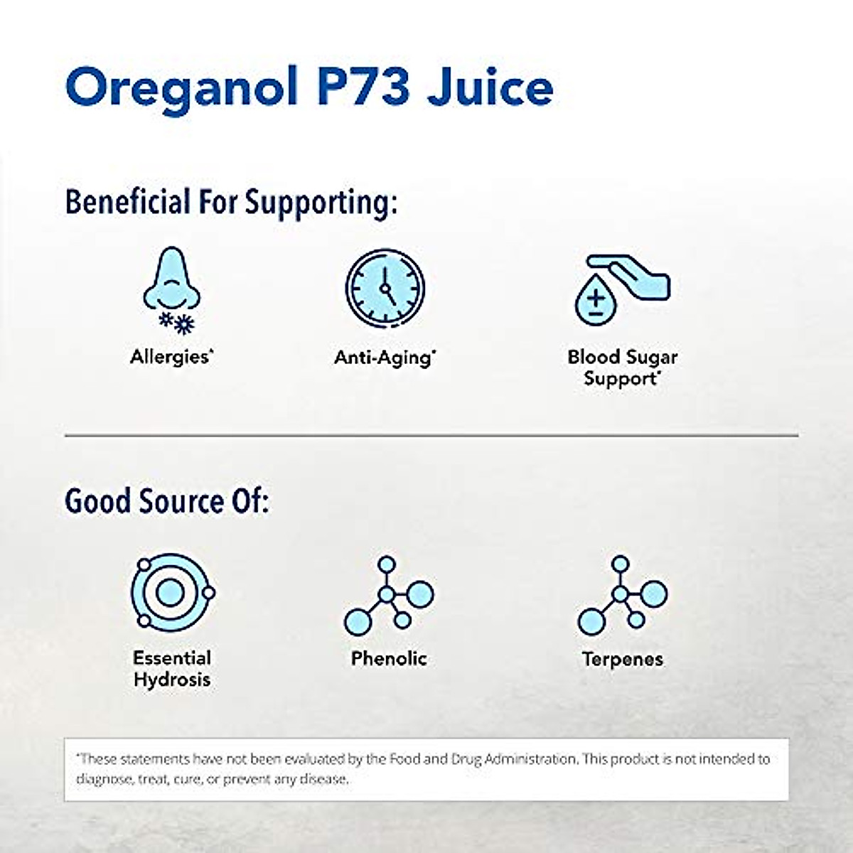 NORTH AMERICAN HERB & SPICE Oreganol P73 Juice - 12 fl oz - Pack of 2 - Wild Oregano Oil - Heart & Digestive Health - Kidney, Pancreas & Liver Support - Non-GMO - 173 Total Servings