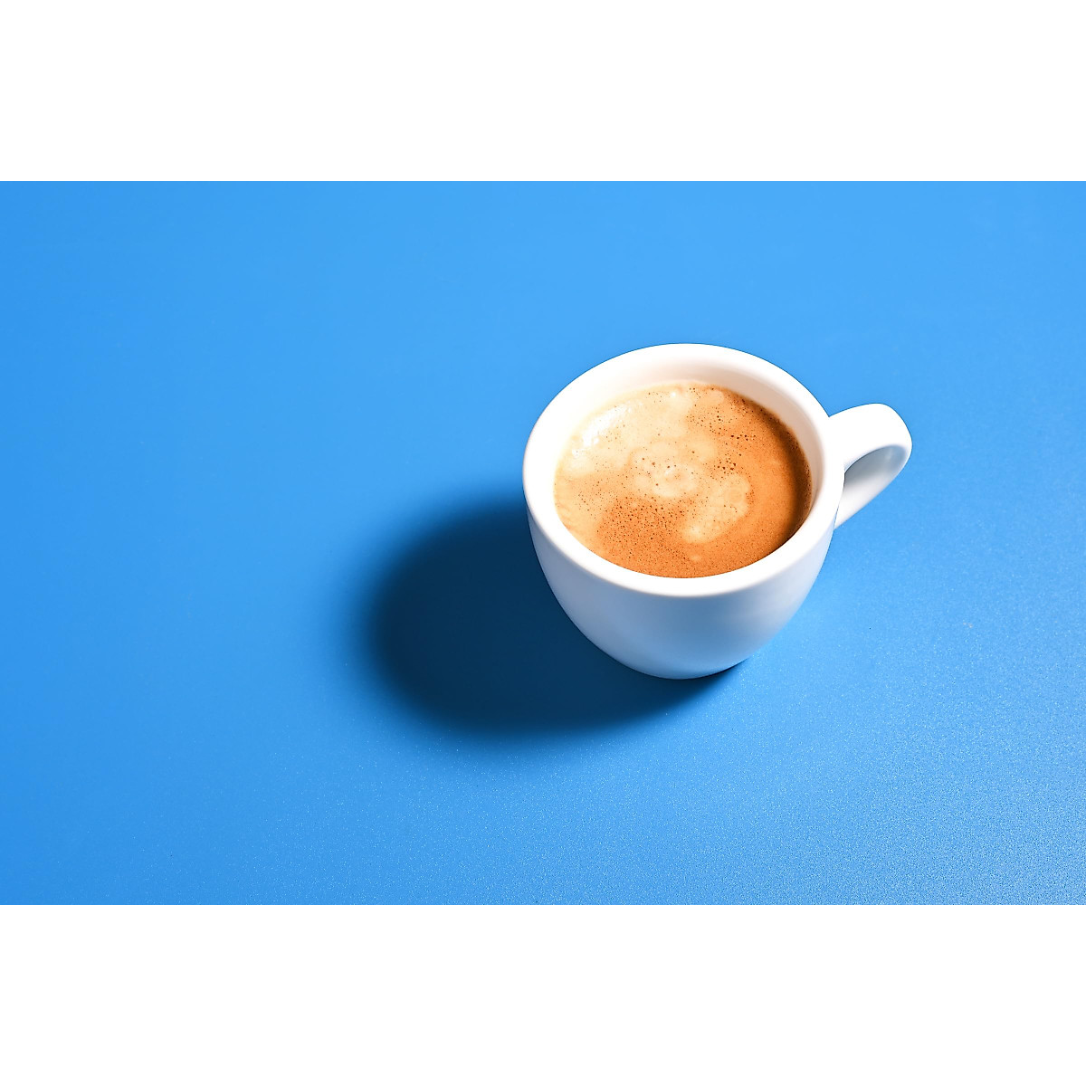 Stylusella 2.5 oz / 75 ml Pure White Ceramic Espresso Cups, Set of 2, Demitasse Espresso Mugs, SSE-114-16