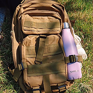 SASEUM Kids Insulated Metal Water Bottles 17oz Stainless Steel Double Wall Vacuum Thermal Flask with Lid Keep Cold for 24 Hours and Hot for 12 Hours Water Jug for School,Sports-Pink