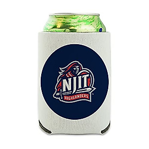 New Jersey Institute of Technology Primary Logo Can Cooler - Drink Sleeve Hugger Collapsible Insulator - Beverage Insulated Holder