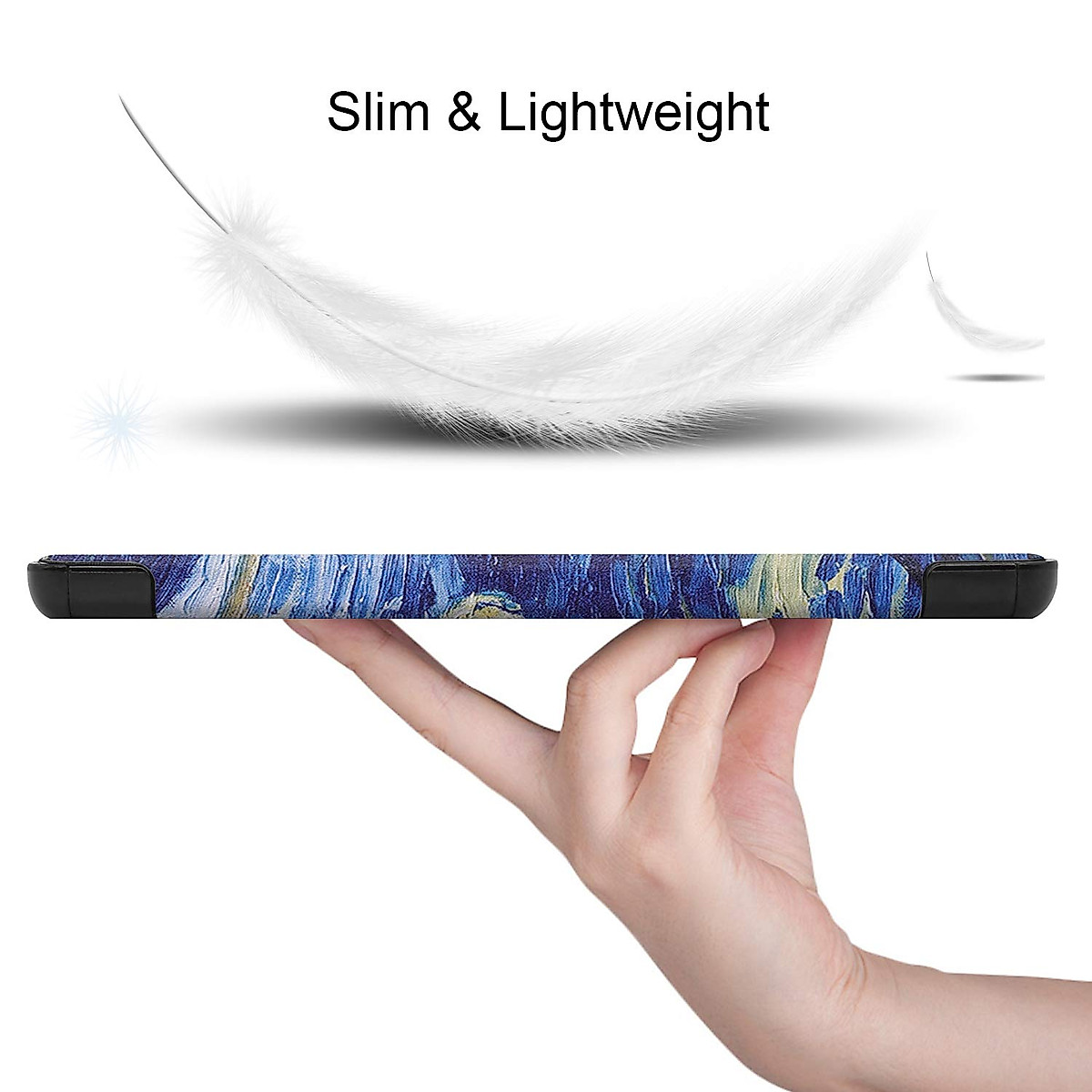 Gylint Case for Lenovo Tab M8 TB-8505F, Smart Case Trifold Stand Slim Lightweight Case Cover for Lenovo Tab M8 TB-8505F / TB-8505X Tablet Star Night