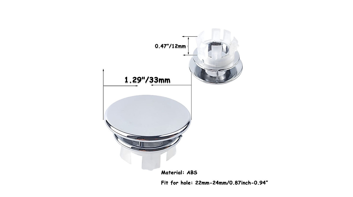 Stylish Solid Brass Sink Basins Overflow Trim Cover Set