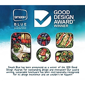 Smash Stainless Steel Snack Pots, Sage, 6.7OZ capacity, (2 Pack)