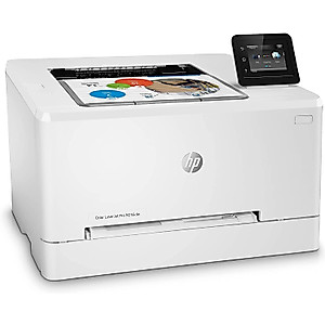 HP Color Laserjet Pro M255dw Single-Function Wireless Laser Printer, White - Print only - 2.7" Color Touchscreen, 22 ppm, 600 x 600 dpi, 8.5 x 14, Auto Duplex Printing, Ethernet