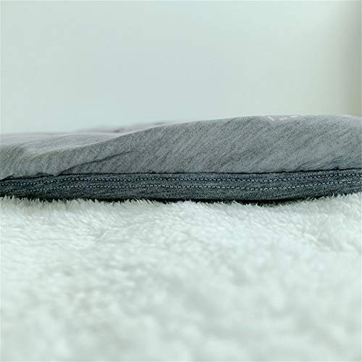 Ustide Nursery Kids Rug Creeping Crawling Mat Elephant Baby Rug Childrens Floor Area Rug Mat 100% Cotton Baby Crawling Mat Round Infants School Carpet Decor, Gray Round Cartoon Mat