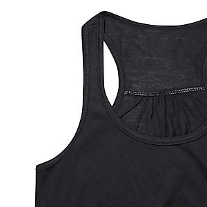 Gone For a Run 13.1 Half Marathon Vertical Flowy Racerback Tank Top | Running Tanks Black | Adult Small