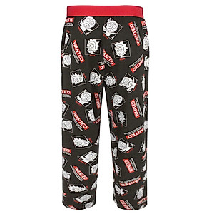 Rick and Morty Mens Pyjama Set | Wanted Poster Short Sleeve Graphic Tee & Long Leg Print PJs | Sci-fi Comedy Merchandise Multicoloured