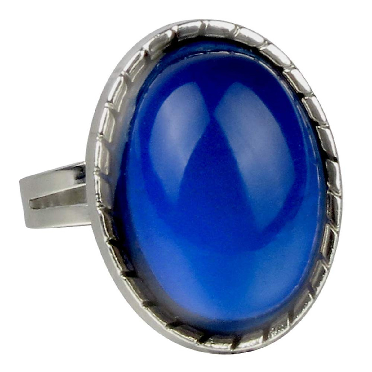 Jude Jewelers Adjustable Color Changing Mood Ring Inspirational Mystique Marble (Oval Shape, Adjustable)