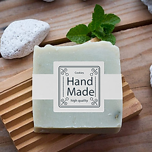 Mr-Label 1”×8” Printable White Wrap Soap Label - Cigar Band Label – Self-Adhesive Waterproof Blank Labels for Inkjet & Laser Printer – for Handmade Lotion Bars | Bath Bombs(25 Sheets|125 Labels)