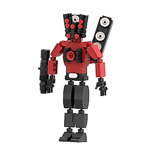 Mihjiot Skibidi Toilet Man Titan Skibidi Toilet Titan Tv Man Camera Man Titan Speakerman Toy Building Blocks Set Toy Ideas Toys Kids Toys Gift for Kids 6+ Boys or Girls (3 Pcs)