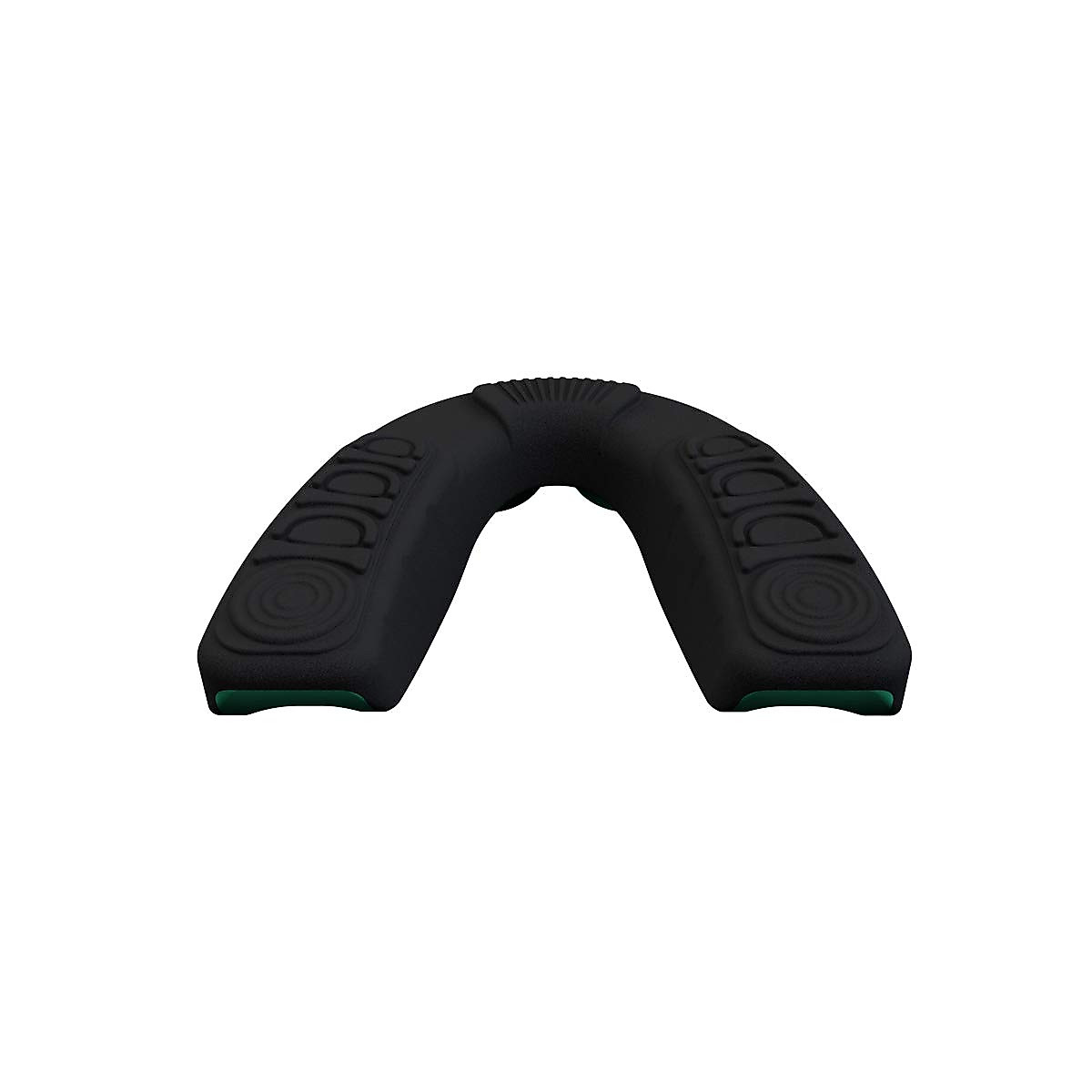 COOLLO SPORTS Boil and Bite Mouth Guard (Youth & Adult) DA Custom Fit Sport Mouthpiece for Football, Hockey, Rugby, Lacrosse, Boxing, MMA (Free Case Included!) (Mint Green & Black, Ages 10 & below)