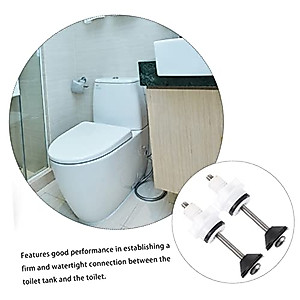 Uonlytech 10 Pcs Water Tank Fixing Screw Heavy Duty Hinges Stainless Steel Washers Metal Washers Toilet Accessories Toilet Tank Bolts Toilet Seats Fixed Screws Toilet Seats Bolts Water Tank