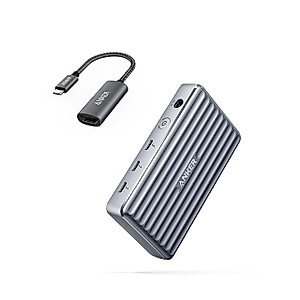 Anker Thunderbolt 4 Dock and USB C to HDMI Adapter Bundle, PowerExpand 5-in-1 Thunderbolt 4 Mini Dock, PowerExpand+ USB-C to HDMI Adapter