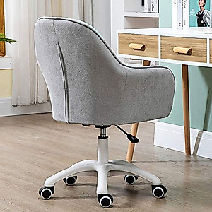 Stylish Computer Chair Lifting & Rotary Sofa for Student Dormitory Home Fabric Game Chair Office Chairs with Wheels
