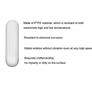 16 PCS PTFE Magnetic Stirring Bar Set - Laboratory Stirrer Mixer Bar - Stir Plate Magnet Bar Rod Stick - Spinning Spin Mixing Bar for Lab (8 Big + 8 Small)