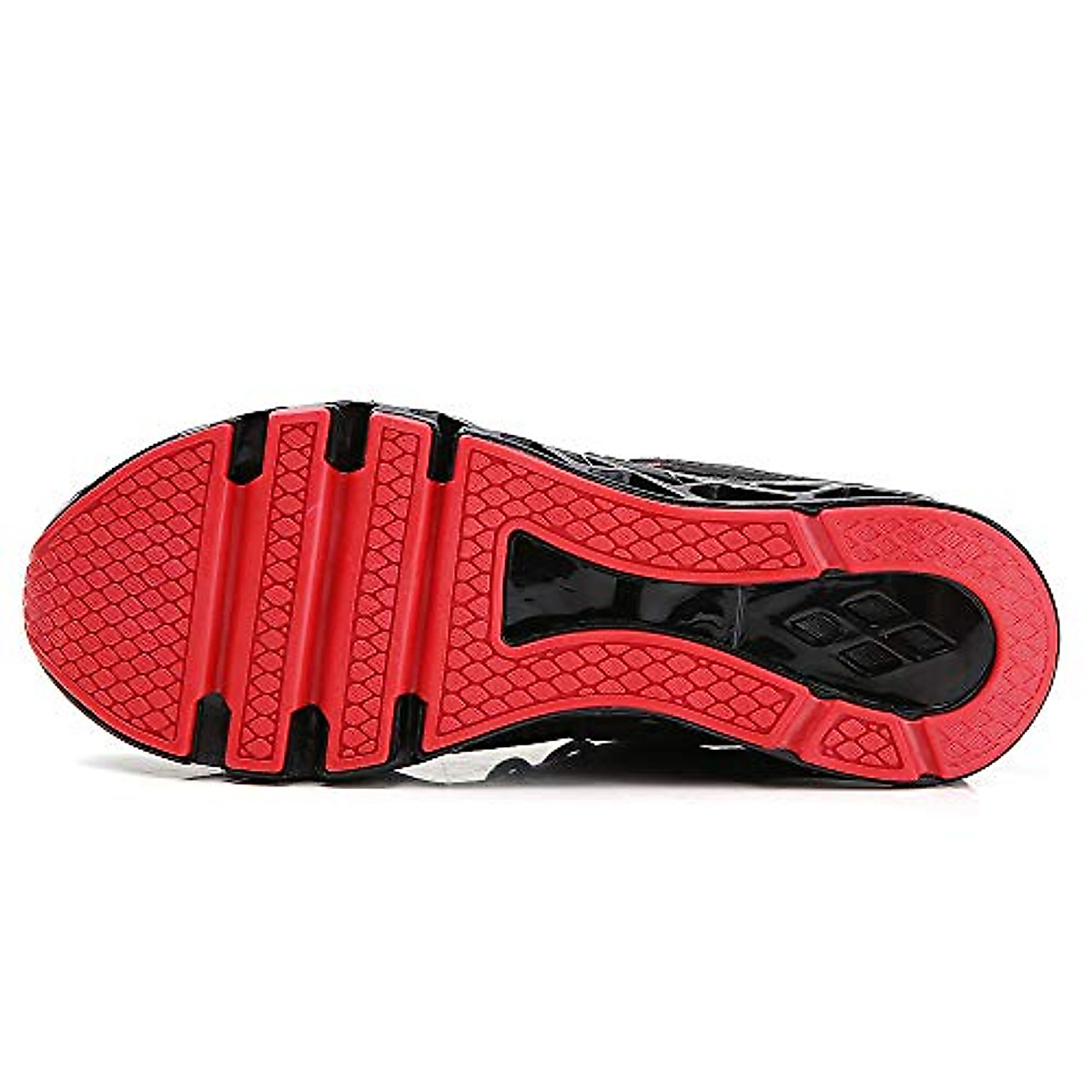 TSIODFO Sneakers for Men Sport Running Shoes Athletic Tennis Walking Shoes Fashion Jogging Sneaker Black red Size 12