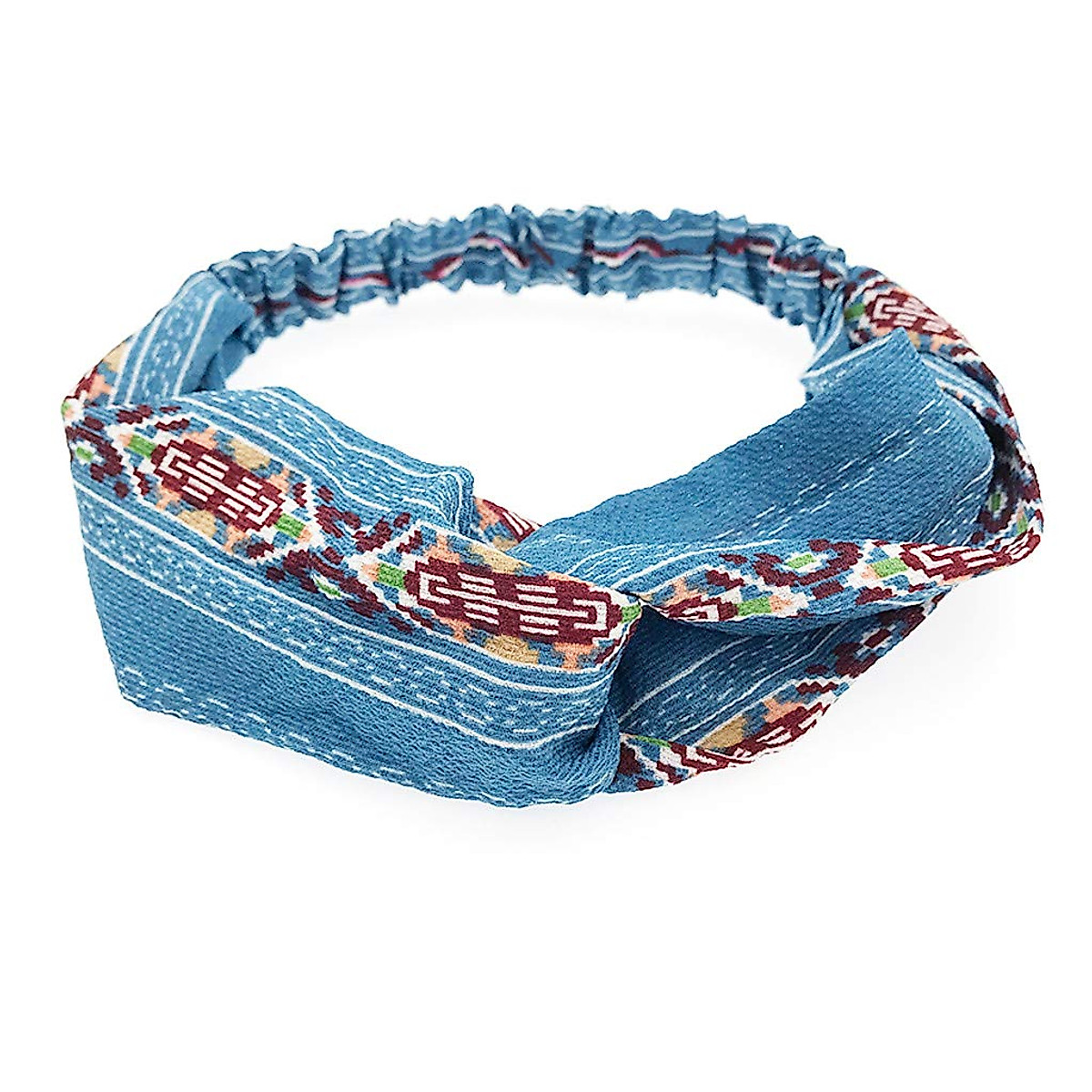 Headbands for Women Girls Twist Knotted Vintage Modern Style Elastic Turban Yoga Sport Hair Band Headwrap