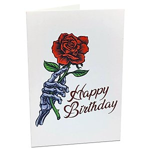 ProGibbs Greeting Card (Happy Birthday (Rose))