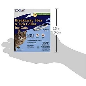 Zodiac Breakaway Flea & Tick Collar for Cats 7 Month Supply - Pack of 3