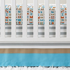 Serena and Lily Nautical Flag Crib Skirt