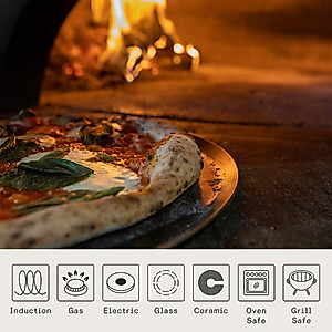 Made In Cookware - Pizza Steel - Blue Carbon Pizza Pan - (Like Cast Iron, but Better) - Professional Cookware - Crafted in France - Induction Compatible