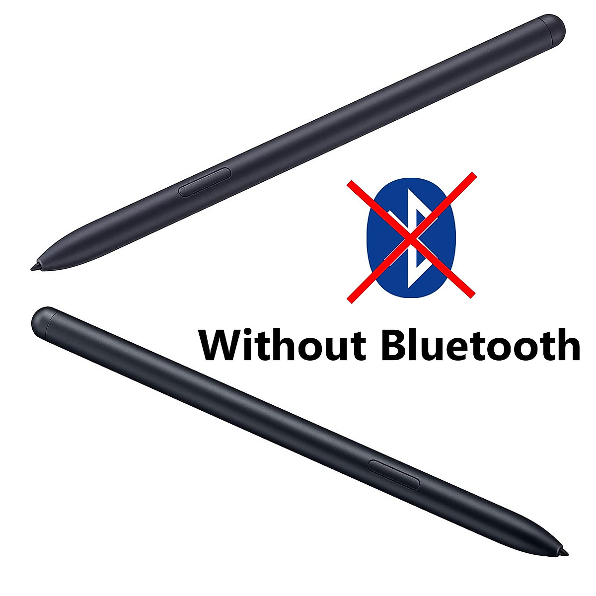 Tab S7 S Pen Replacemen Stylus Pen for Samsung Galaxy Tab Tab S7 S7+ Plus (EJ-PT870) S8 S8+ S8 Ultra Touch Pen + Tips/Nibs(Without Bluetooth)(Mystic Black)