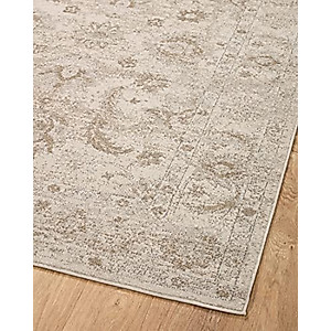 Loloi II Odette Collection ODT-03 Ivory/Beige, Traditional 7'-10" x 10' Area Rug