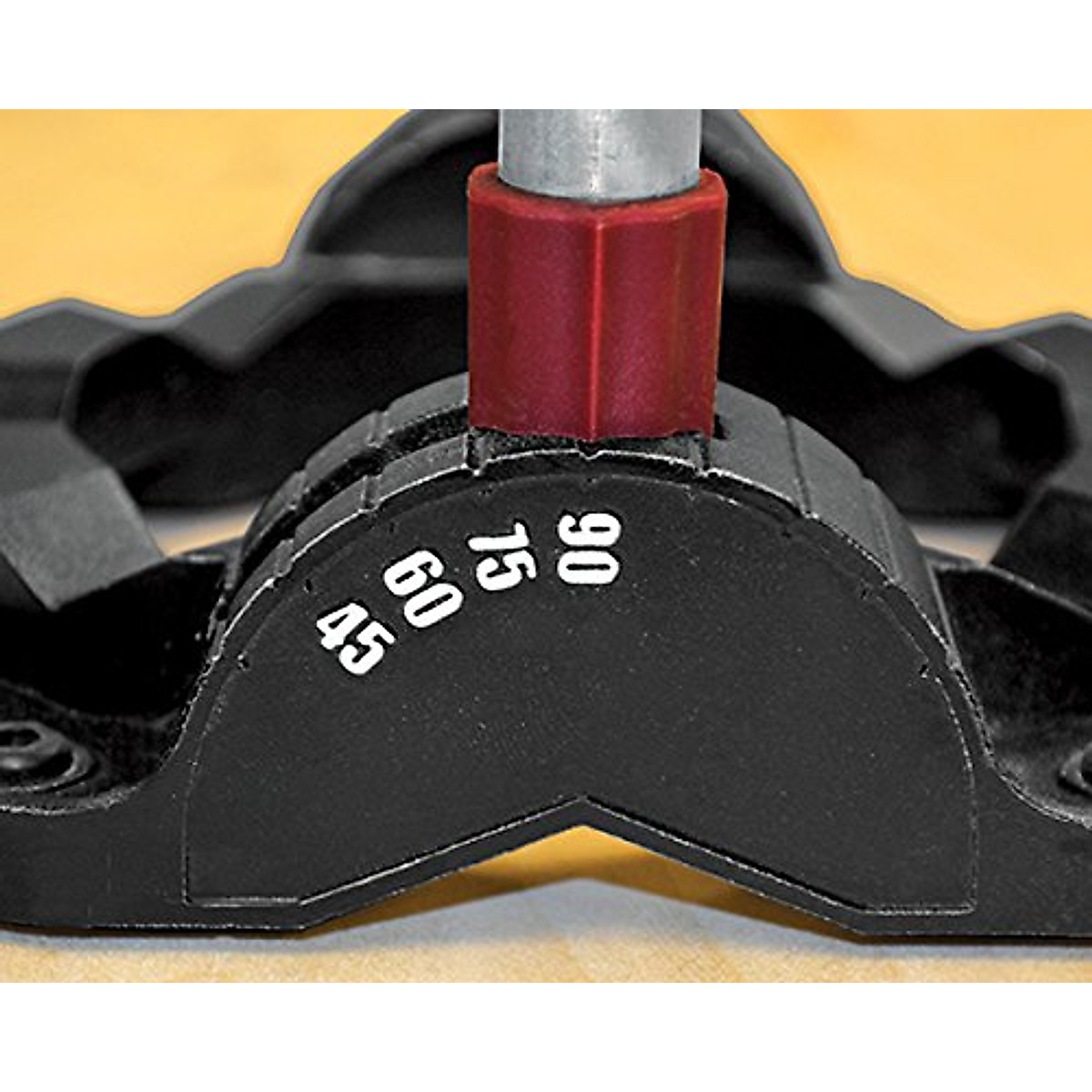 Milescraft 1318 DrillMate Portable Drill Guide - Drill Guide Attachment - Compatible with most 3/8 in. Drill Accessories - Self-Centering Base - Multi-Angle Readouts