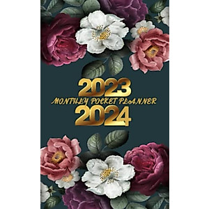 2023-2024 Monthly Pocket Planner: Small 2 Year Calendar Schedule Organizer Start January 2023 to December 2024 with Holidays|Includes Place for Contacts, Notes, Important Dates, and Passwords