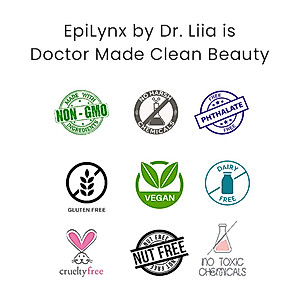 EPILYNX Long Lasting Waterproof Liquid Eyeliner with Precision Tip | Gluten and Allergen Free, Vegan Eyeliner Pencil |2mL| Shimmer Spring Green by Dr. Liia