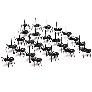 36 Pcs Fruit Forks Bistro Cocktail Forks Tasting Appetizer Forks Set Mini Cake Forks, Cute Ants Design (Ant)