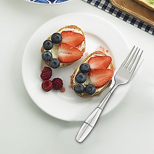 Eagrye 30-Piece Flatware Set, Stainless Steel Silverware, Service for 6