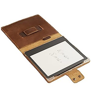 Personalized Leather Case for Kindle Scribe 10.2", Kindle Scribe Cover with Premium Pen Holder, Amazon Ereader Cover - K01-SC
