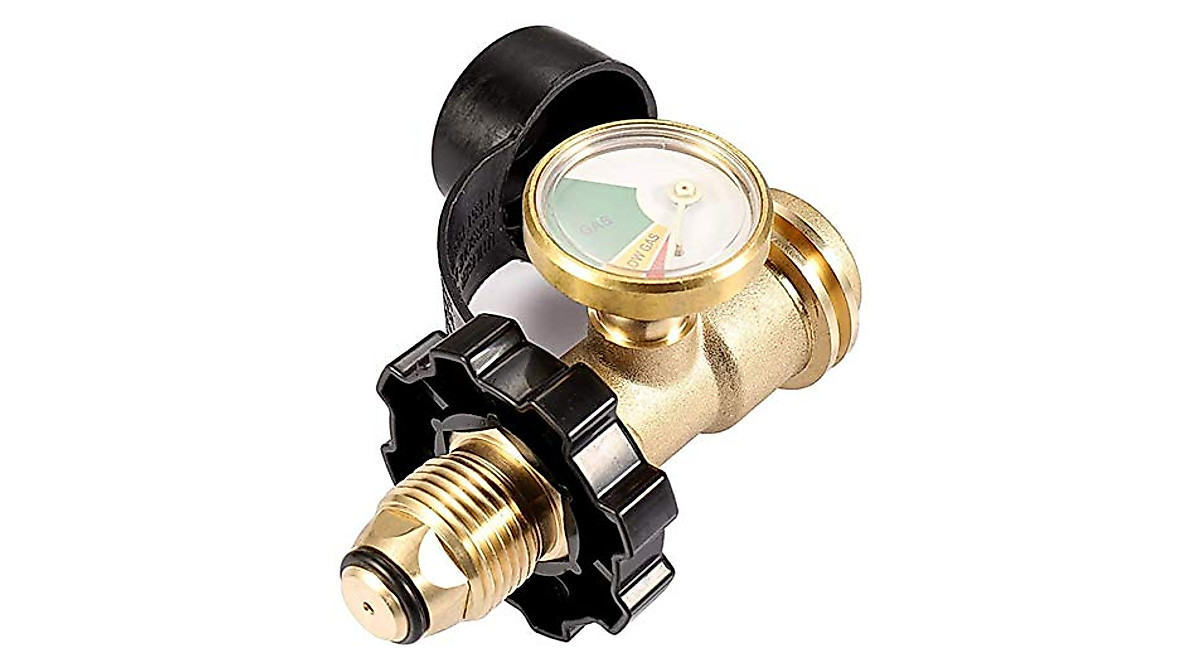 FIRELOOP Outdoor Propane Tank Gauge - Easy & Secure Connection