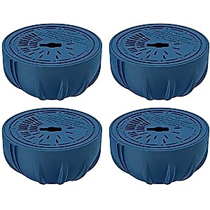 4 Flippin’ FROG Pool Sanitizer Replacement Chlorine Cartridges for use with The Flippin’ FROG Pool Sanitizer System for Pools 2,000 – 5,000 gallons, All-in-One Sanitizing System