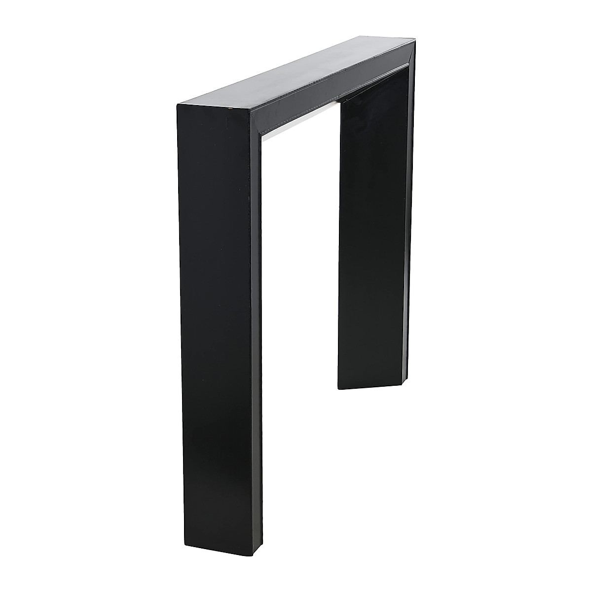 Creative Co-Op Modern Fireplace Mantel, Black