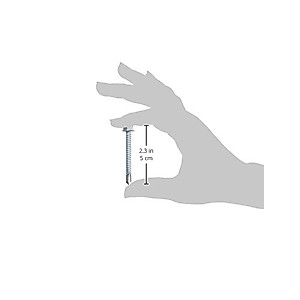 The Hillman Group 560384 100PC 1/4-14X2 HWH Screw, No Size, zinc